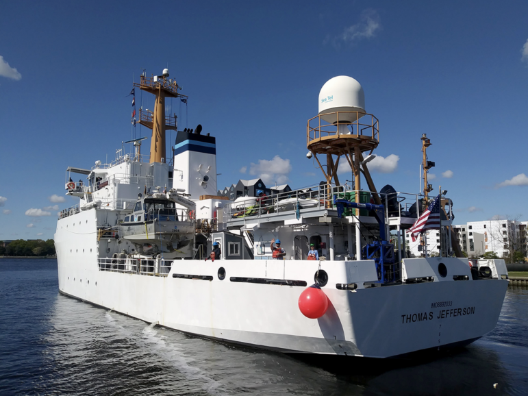 What lies on the lakebed of the Great Lakes? NOAA ship conducts survey ...