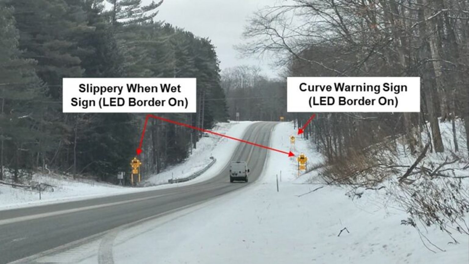 Winter makes curved roads dangerous; researchers seek solutions | Great ...